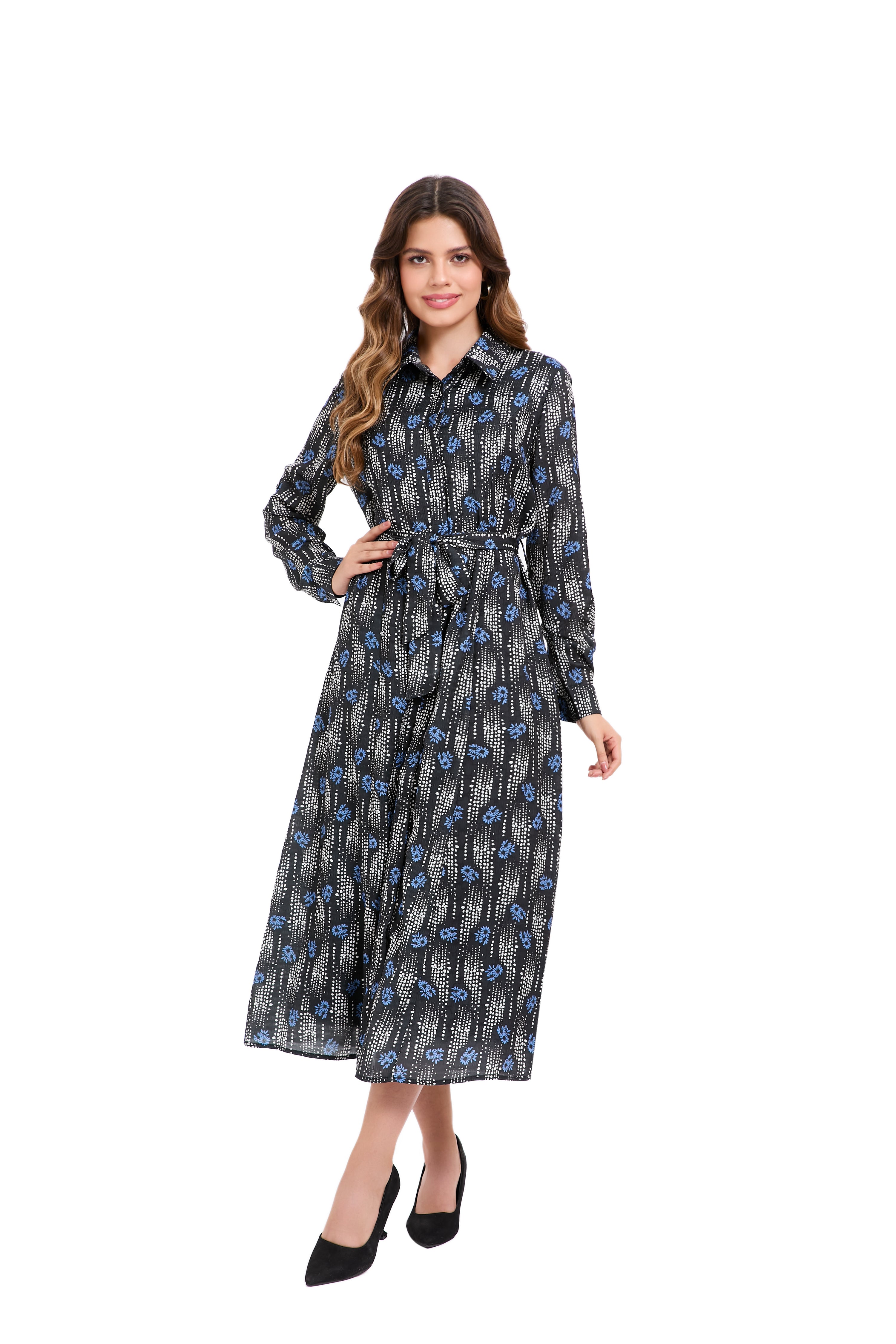 Celestial Bloom Midi Dress | MissFinchNYC